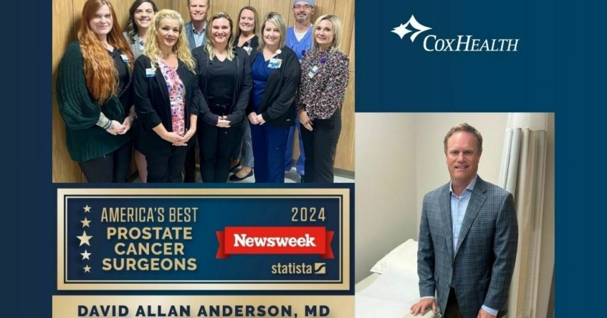 CoxHealth | Recognized as one of the best in the nation: Dr. David…