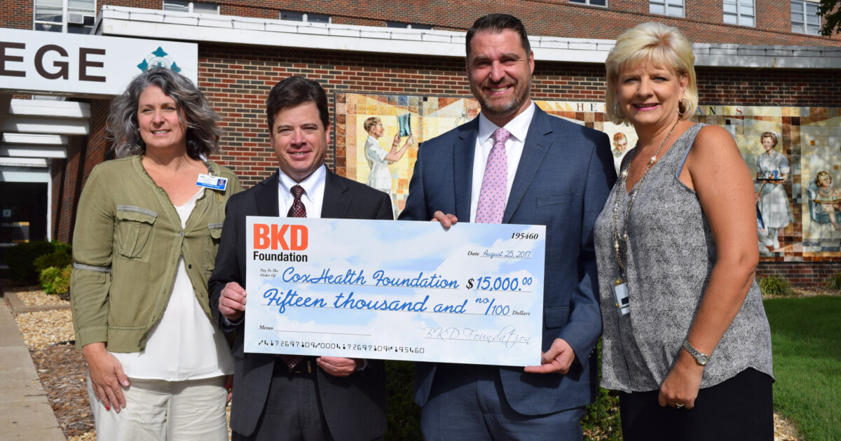 CoxHealth | Cox College revitalization campaign receives $15,000…