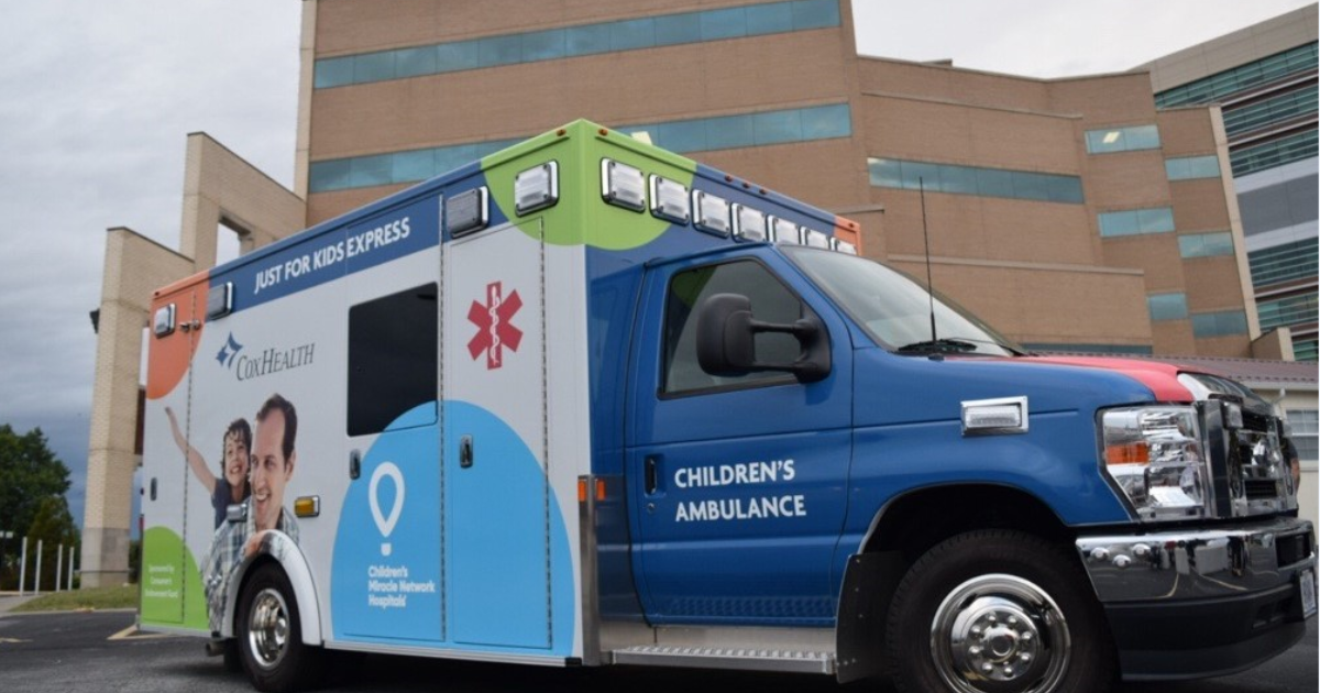CoxHealth | New CoxHealth Children’s Ambulance provides…