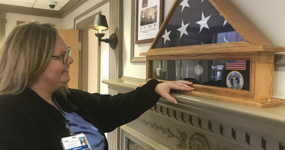 CoxHealth | Cox Branson adds tribute to late veteran: 'We know he's…